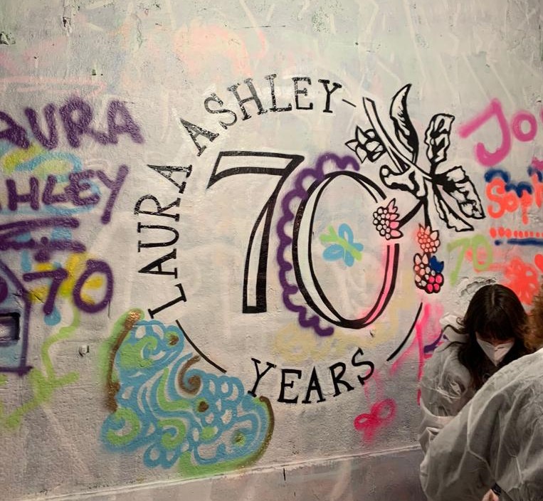Laura Ashley 70th: Colliding cottagecore with graffiti - Red Lion PR